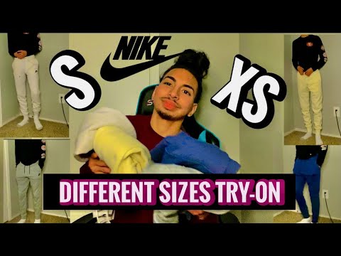 NIKE SWEATPANTS / JOGGERS TRY- ON HAUL | DIFFERENT SIZES AND COLORS !!!