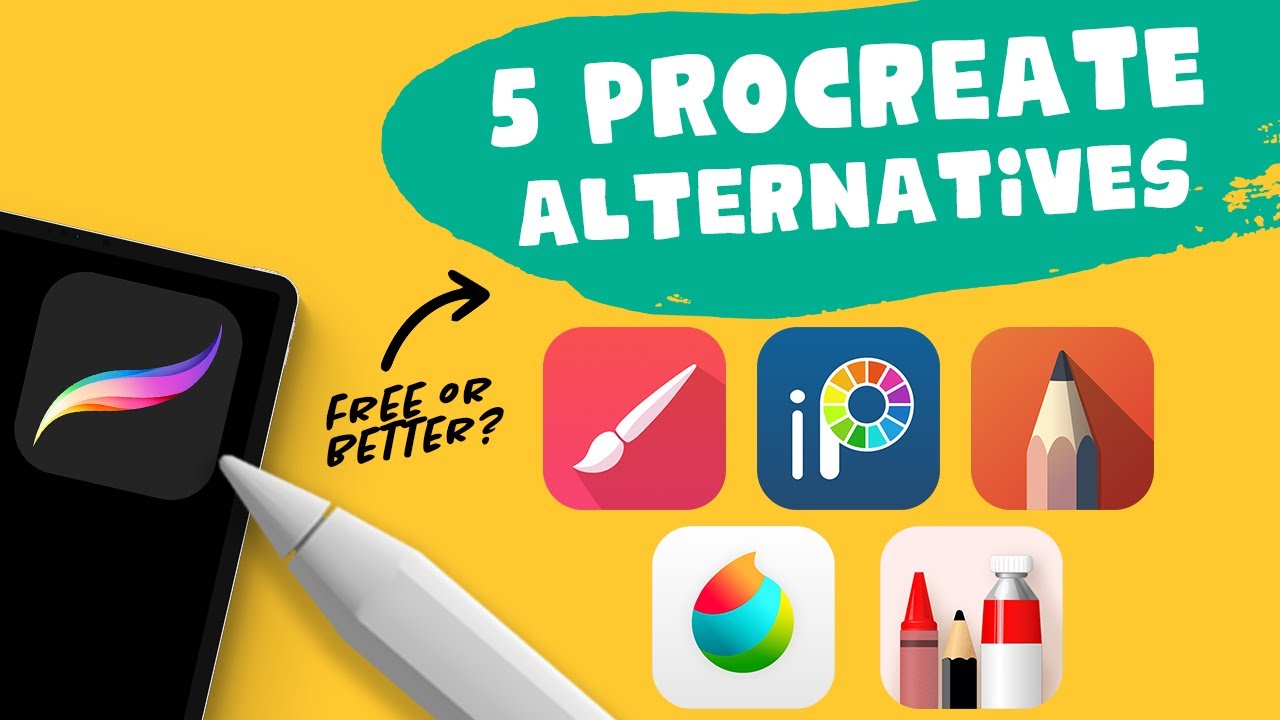 5 Best Procreate Alternatives for iPad & Android (Free & Paid Apps!)