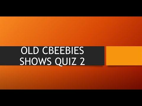 Old Cbeebies Shows Quiz 2