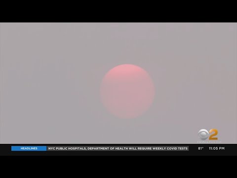 Smoke From West Coast Fires Cause Hazy Skies In New York, New Jersey
