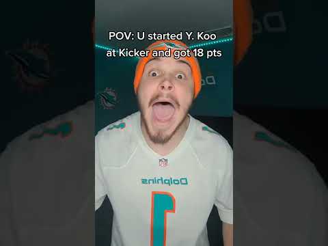Younghoe Koo Went Off For Fantasy Football #shorts #nfl #nflfootball #nflfantasy #fantasyfootball