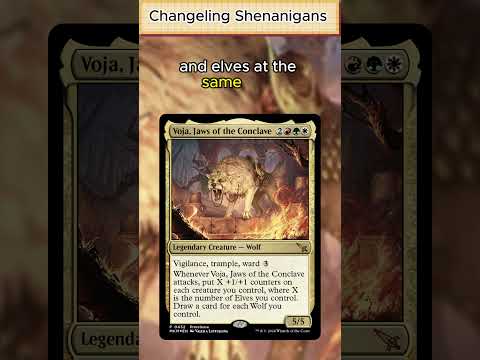 Use Changelings For your Voja EDH Deck! | Magic: the Gathering | #mtg #shorts #wolf