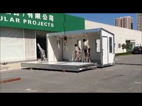 Amazing three buildings in a 20ft container