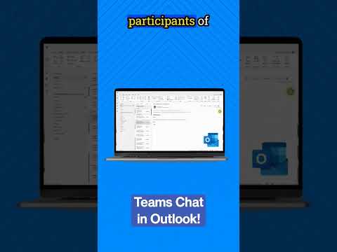 Start a Teams Chat from an Outlook email #howto #pctip #outlook #teams