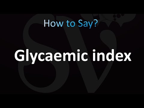 How to Pronounce Glycaemic index (CORRECTLY!)