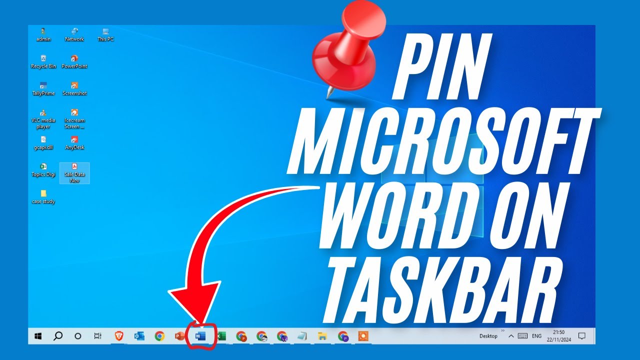 How To Pin Microsoft Word On Taskbar