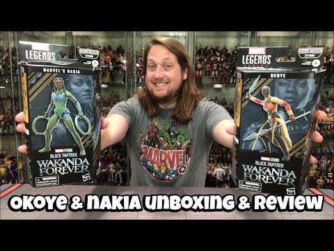 Okoye & Nakia Black Panther Marvel Legends Unboxing & Review!