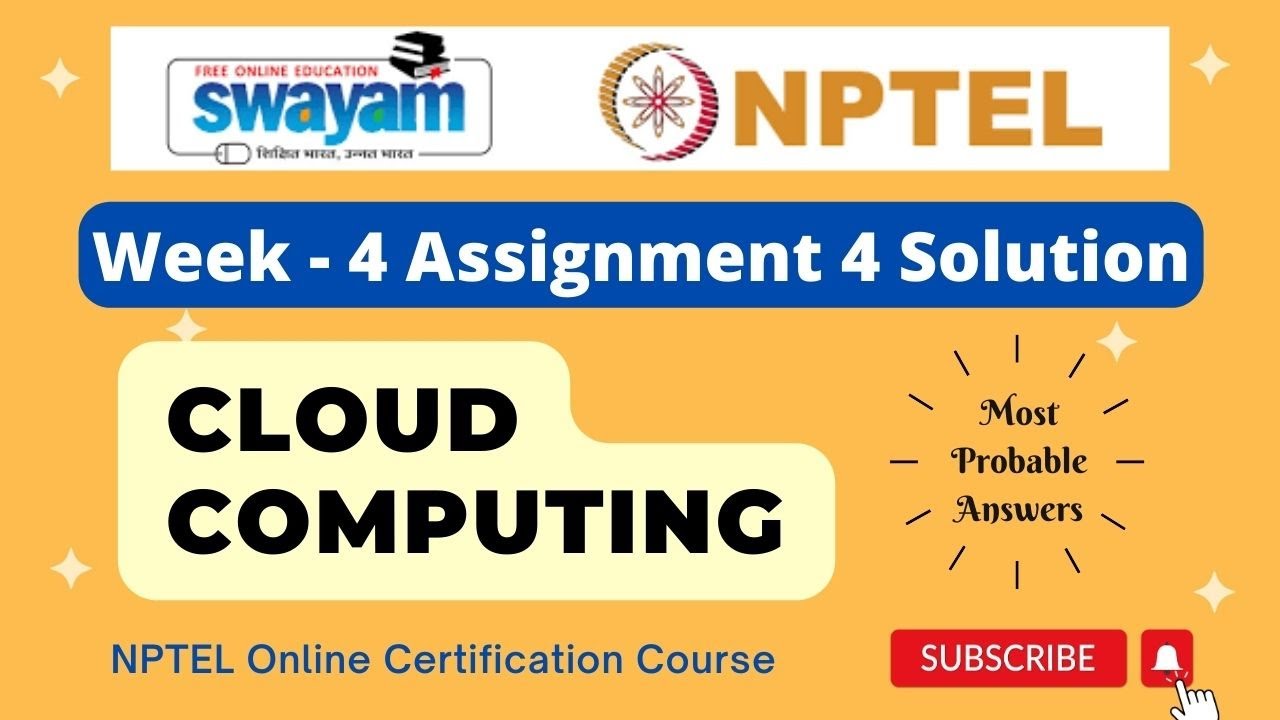 Cloud Computing Week 4 Assignment 4 Solution | NPTEL | Swayam | Jan - Apr 2024