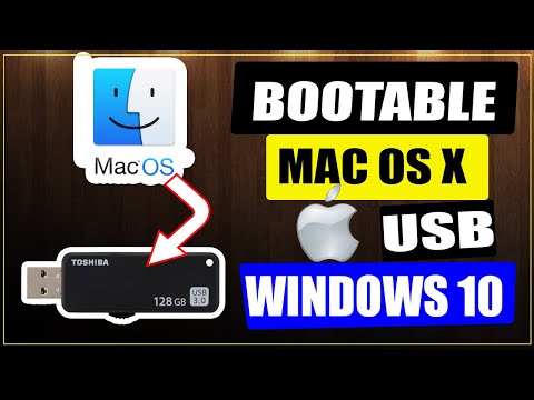 HOW TO MAKE A BOOTABLE MAC OS X USB DRIVE USING WINDOWS 10 -- 2023 NEW METHODS