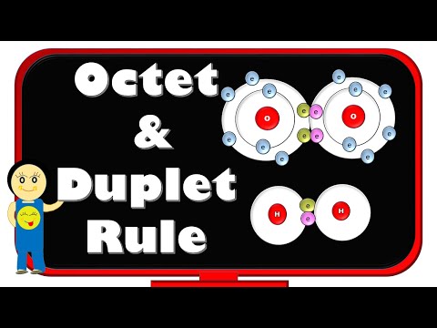 Define Octet Rule and Duplet Rule | Difference between Octet rule and Duplet rule | Chemistry