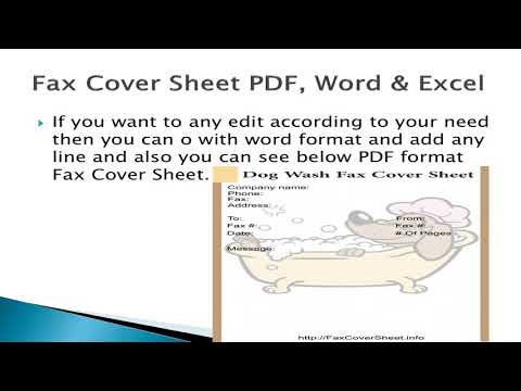 Fax Cover Sheet