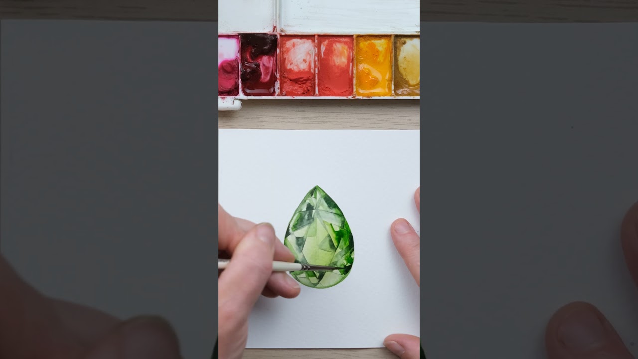 Come And Paint A Birthstone With Me!   Peridot