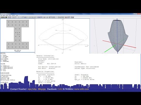 Spcolumn V5.50 Analysis and Design of I Shape Column Section