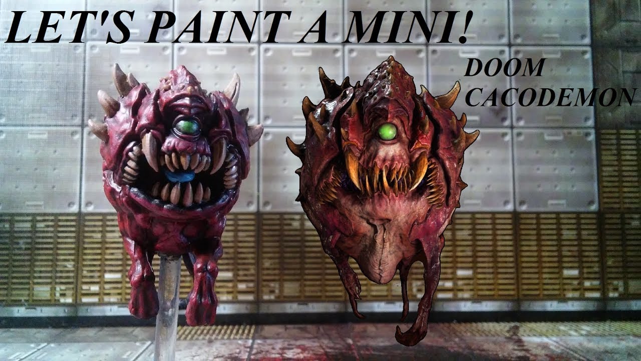 Let's Paint a Mini: DOOM Cacodemon
