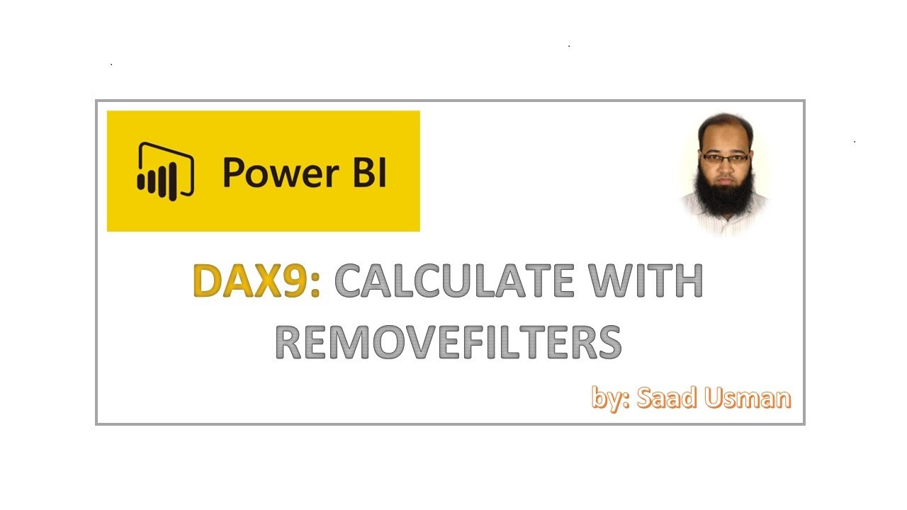 Dax9 - CALCULATE with REMOVEFILTERS