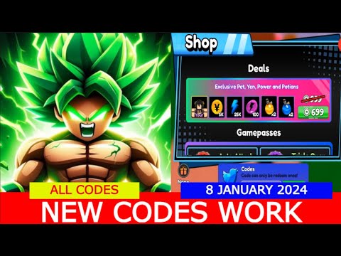 *NEW CODES* Anime Ultimate Simulator ROBLOX | ALL CODES | JANUARY 8, 2024