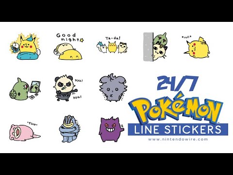 24/7 Pokémon | Line Sticker Showcase (Animated)