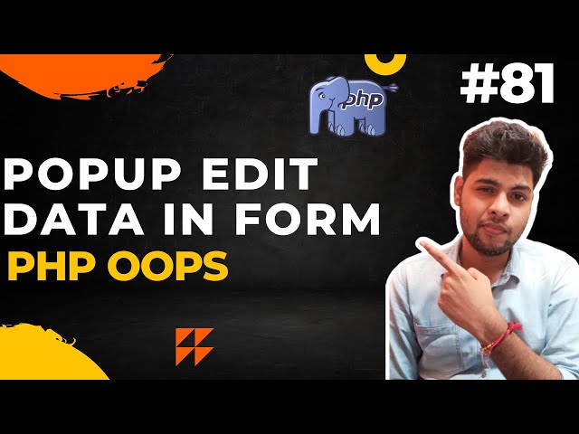 Mastering PHP OOP: Populating Forms with Database Data in Hindi | Galaxy.ai
