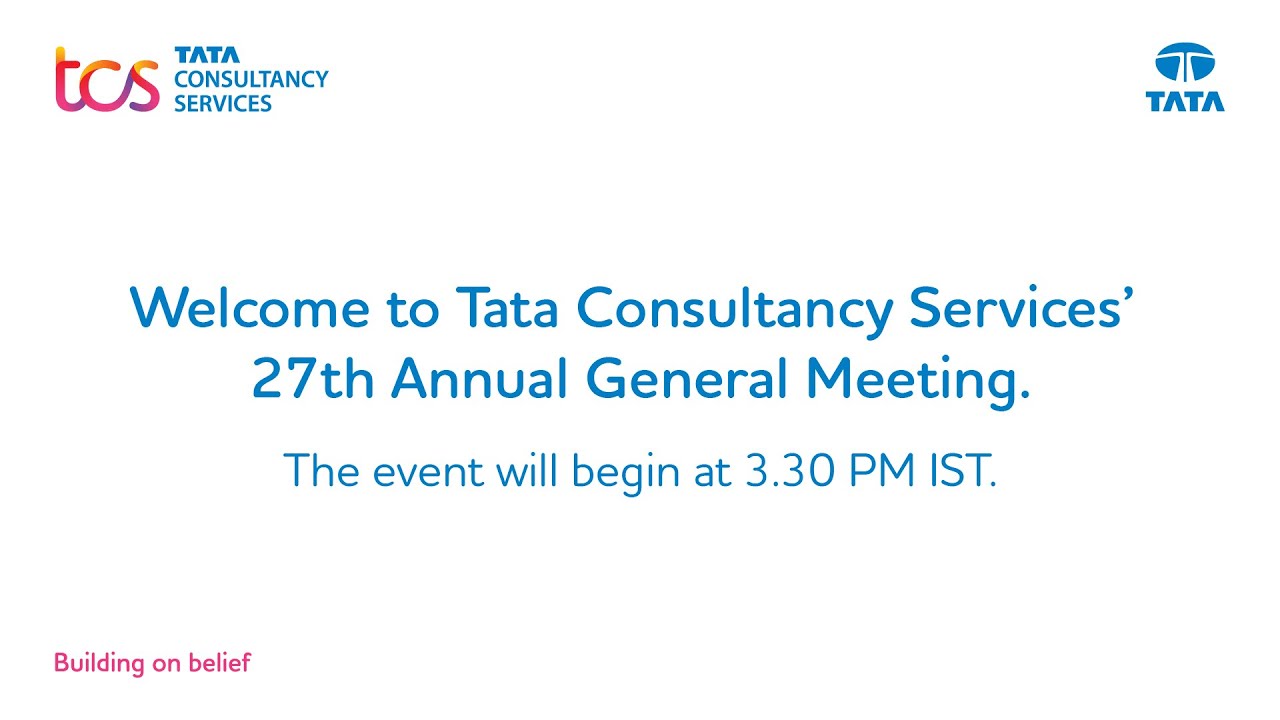 TCS 27th Annual General Meeting 2021-22