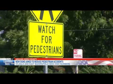 New pedestrian signs aim to reduce jaywalking