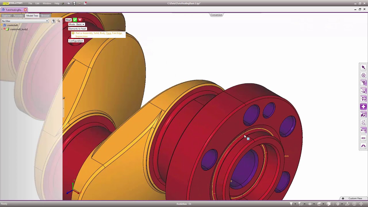 3D Evolution | CAD conversion with efficient healing process | CT Core Technologie
