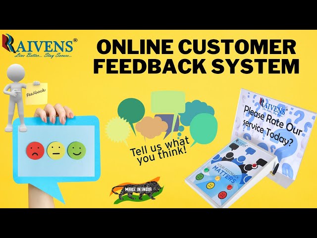 Customer Feedback System - Touch Screen Feedback Machine / Digital Feed ...