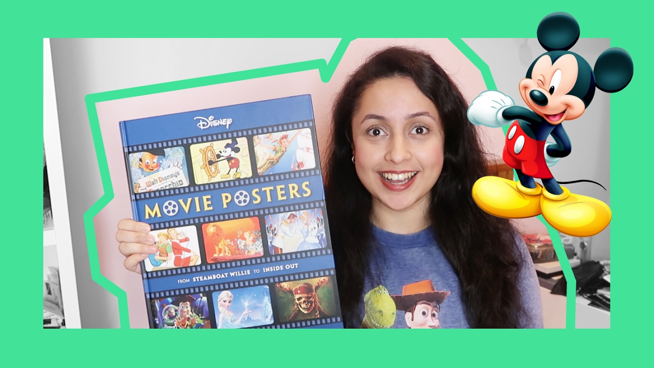 Disney Movie Poster Book Look-through