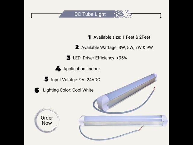 Dc Tube Light - Dc Led Tube Light With Switch Manufacturer from Pune