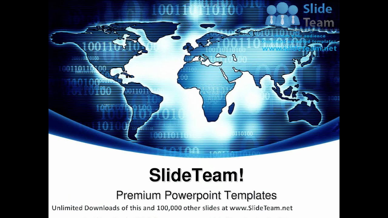 Digital World Map Globe PowerPoint Templates Themes And Backgrounds Graphic designs