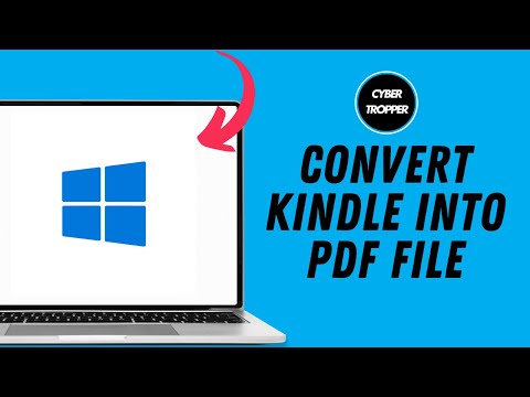 How to Convert Kindle Into PDF File