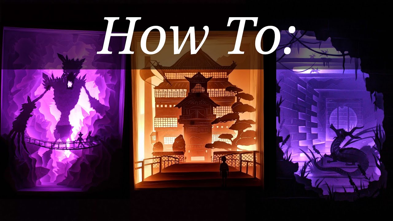 HOW TO make a papercut lightbox