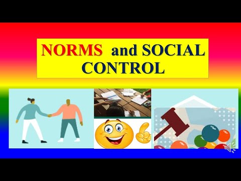 NORMS and SOCIAL CONTROL - Sociology