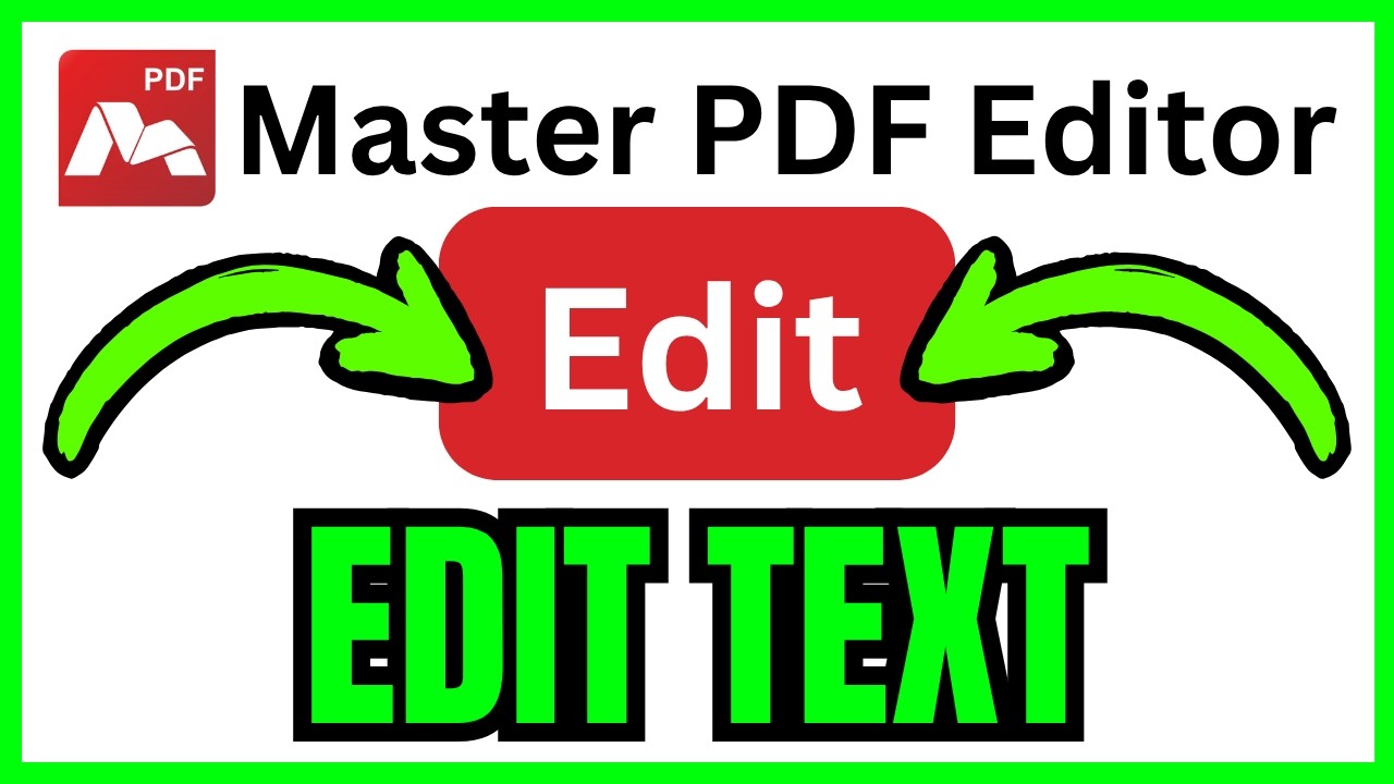 How To EDIT TEXT In Master PDF Editor (QUICK & EASY) 2026