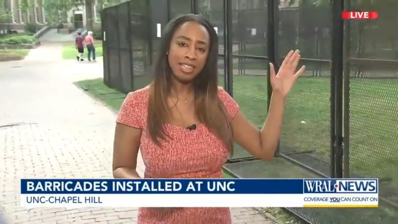 Another possible protest Friday, barricades installed on UNC campus
