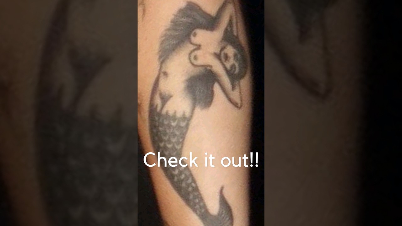 Coolest celebrity tattoos! Harry Styles' Mermaid Tattoo