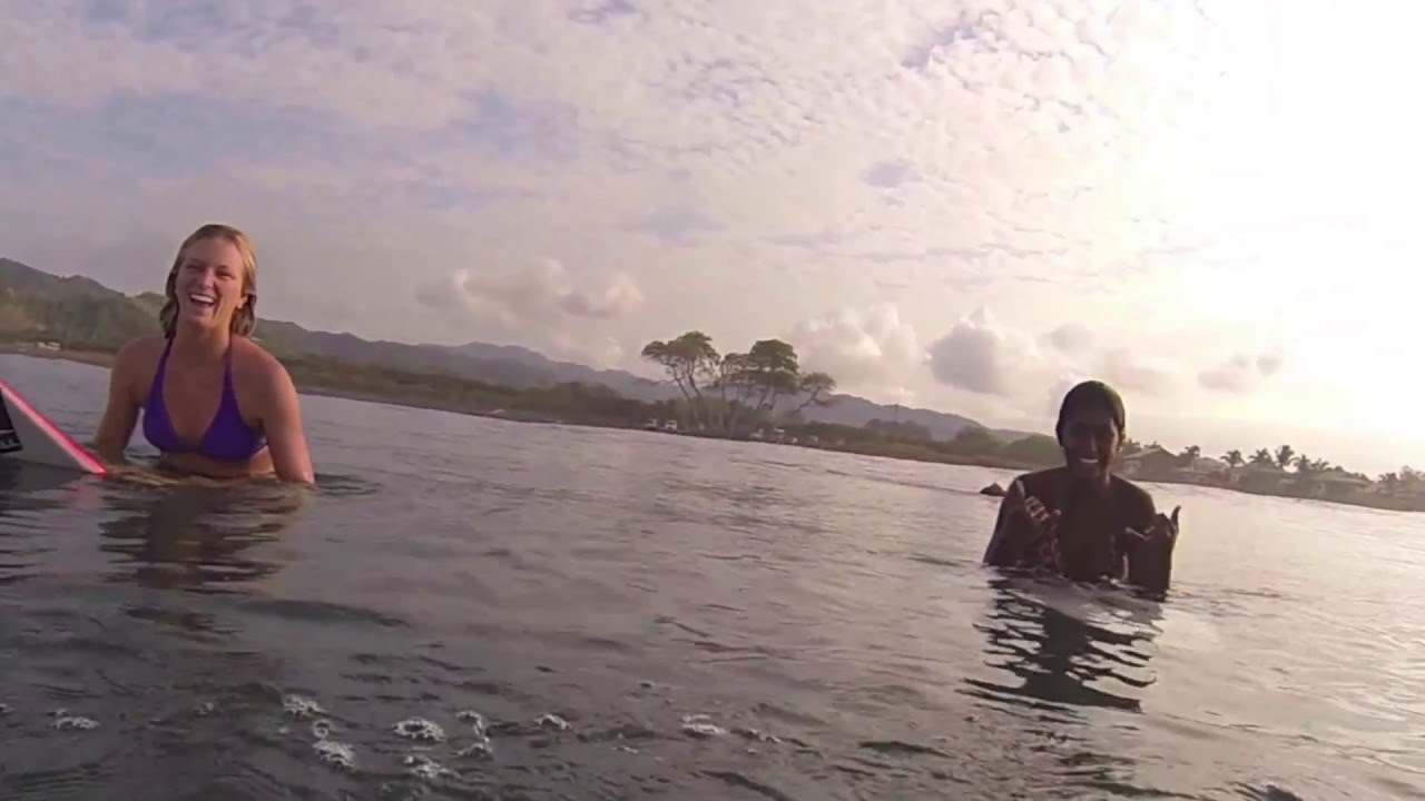 Pura Vida Board Gear surfing at the Tree