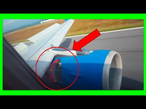 Landing at SCE - State College, Pennsylvania airport with reverse thrust