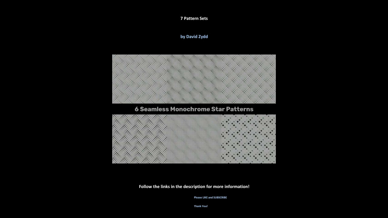 7 Pattern Sets by David Zydd