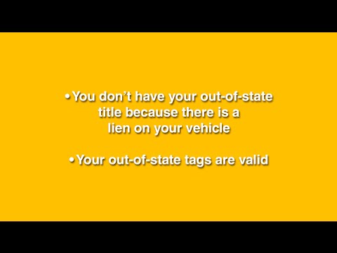 DC DMV - How to register a vehicle in DC - Scenario 4