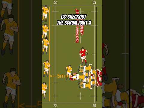 Rugby Basics: The scrum series (rugby laws playlist) #shorts #rugby #rugbyunion