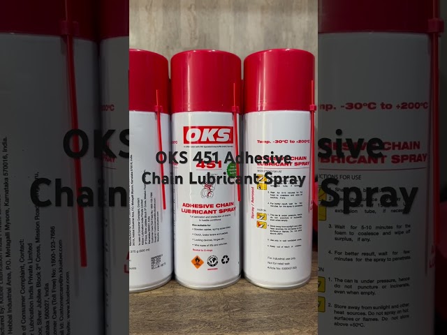 Chain Lubrication Spray - 500ml OKS 451 Adhesive Chain Lubricant Spray ...
