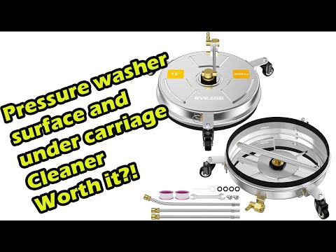 Eveage pressure washer surface and undercarriage cleaner