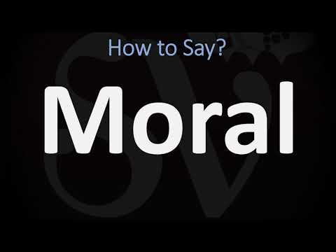 How to Pronounce Moral? (CORRECTLY)