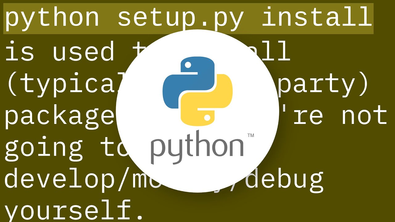 Python setup.py develop vs install