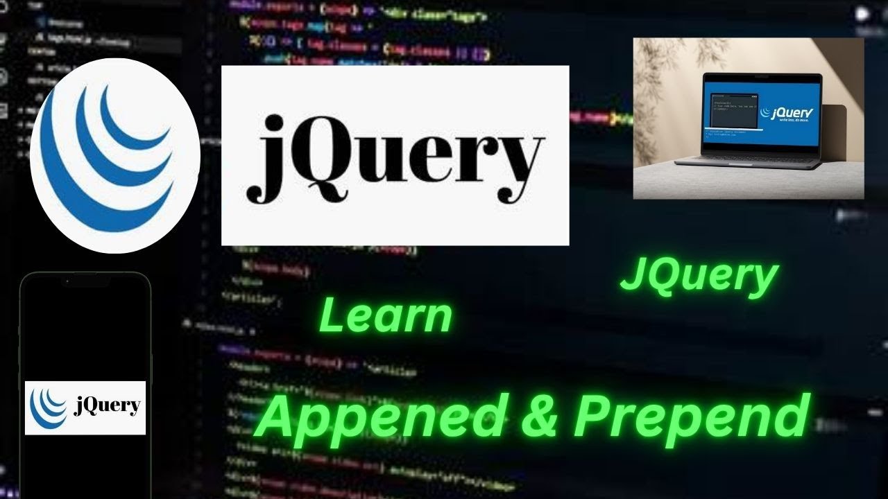 jQuery  Append & Prepend Method Tutorial