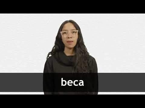 Traducción en inglés de “BECA” | Collins Diccionario español-inglés