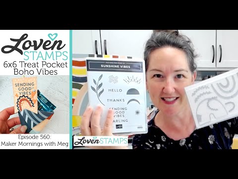 Ep 560: WHAT? How Does That Work? 6x6 Pocket Treat Holder with Stampin’ Up!®’s Boho Vibes Suite