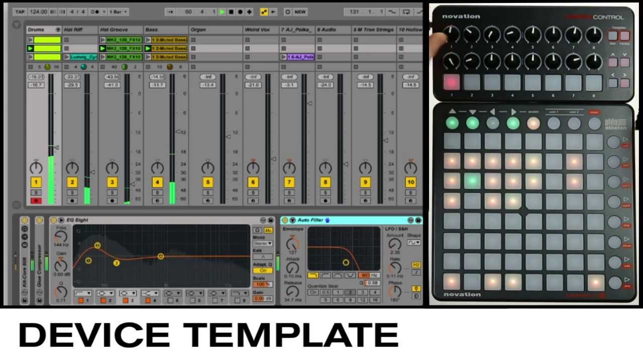 Novation // Ableton Live Launch Control production tutorial