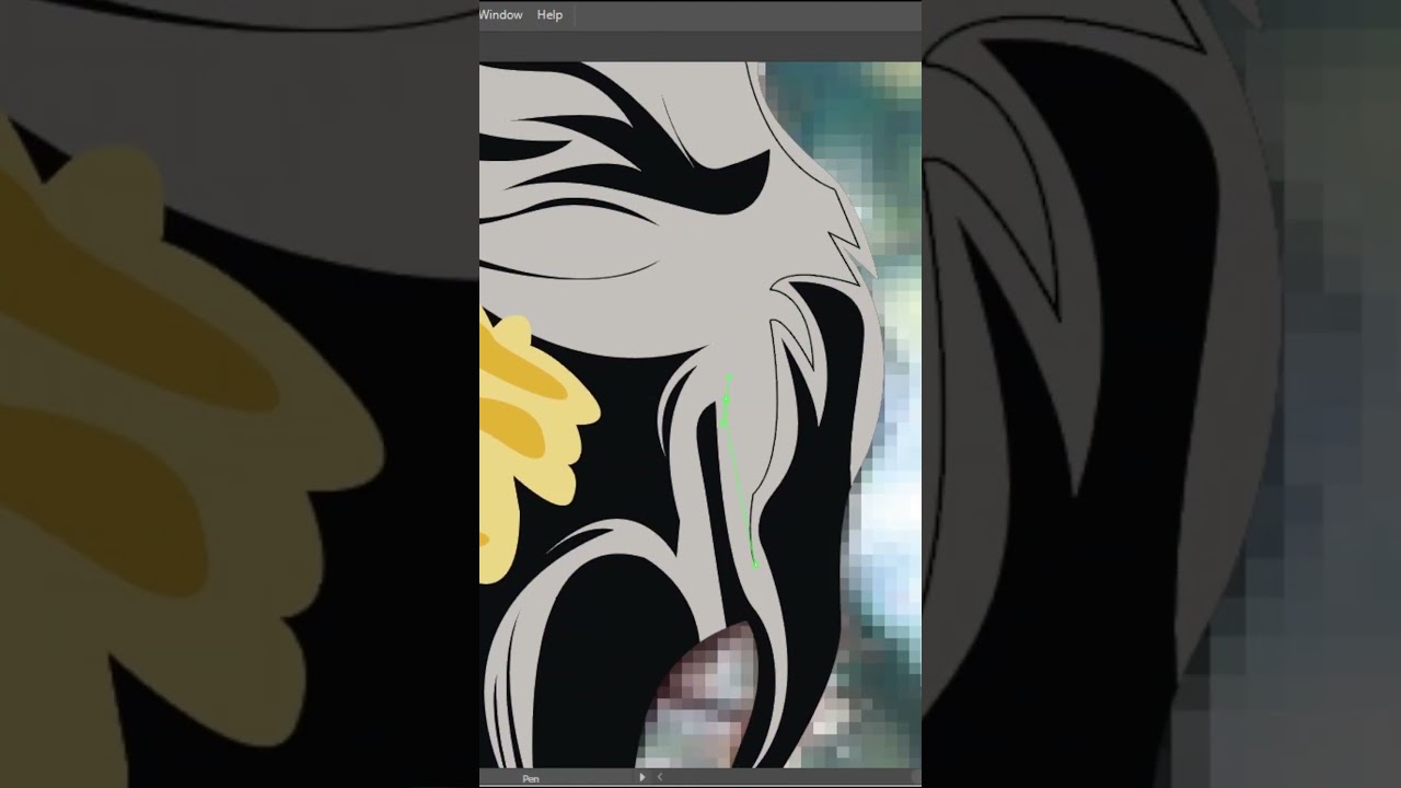 Japanese Girl Vector Art