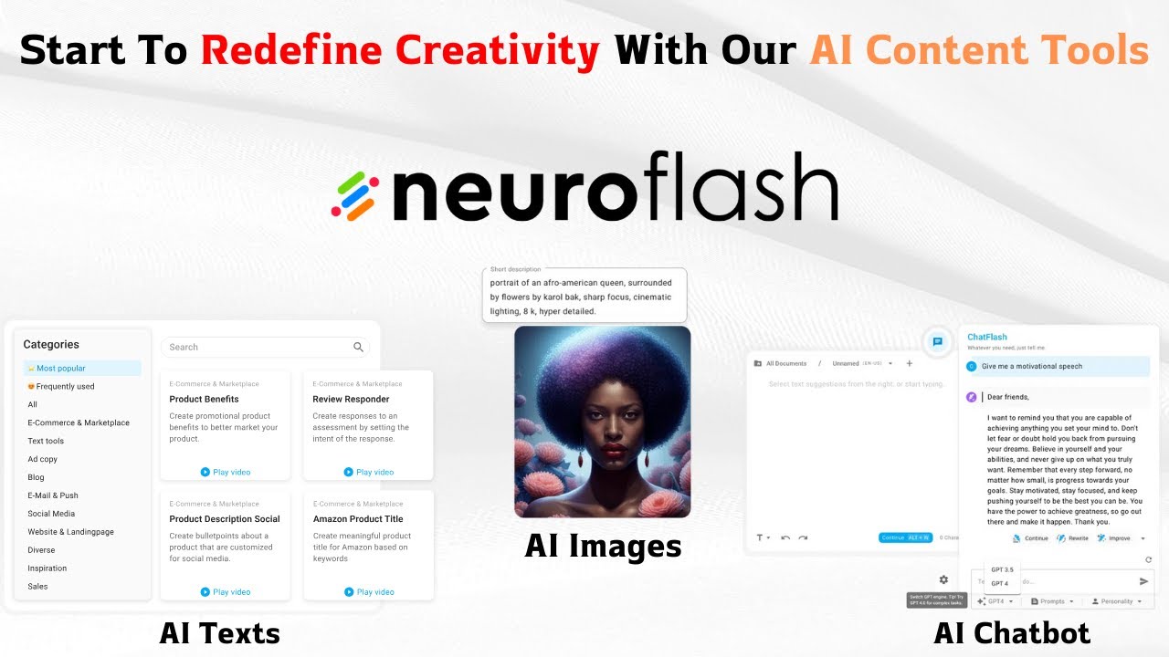 Unlock Your Creative Potential with Neuroflash's AI Content Tools | Neuroflash Demo
